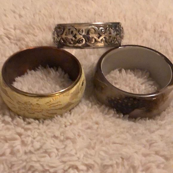 Jewelry | Lot Of 3 Bangles | Poshmark